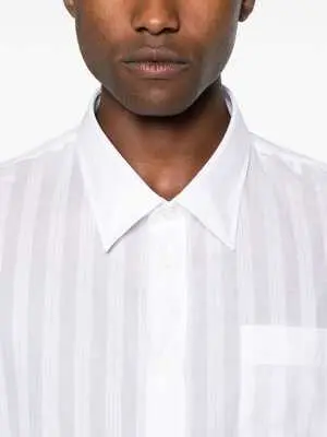 Givenchy Logo-embroidered Cotton Shirt - White