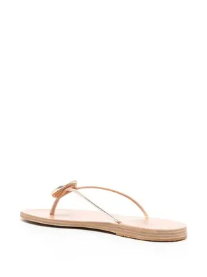 ANCIENT GREEK SANDALS Strovilos Leather Flip Flops