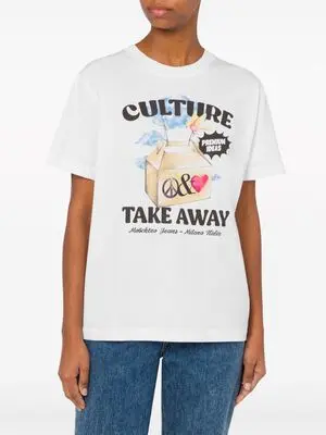 Moschino Graphic-print Cotton T-shirt