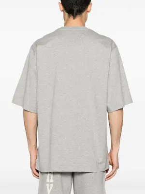 Givenchy 4g-motif Cotton T-shirt - Grey