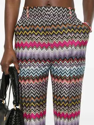 Missoni Capri Bootcut Tailored Trousers - Pink