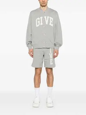 Givenchy Mélange-effect Cotton Track Jacket