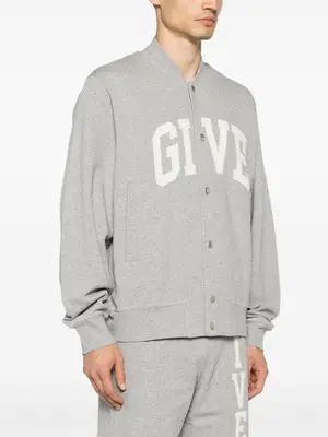 Givenchy Mélange-effect Cotton Track Jacket