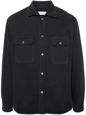 FRAME Long-sleeve Cotton Overshirt