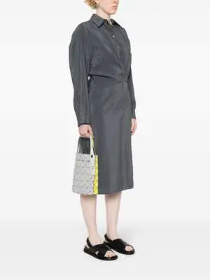 Issey Miyake Geometric-panelled Tote Bag