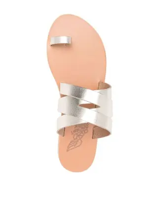 ANCIENT GREEK SANDALS Górdia Flat Sandals - Gold