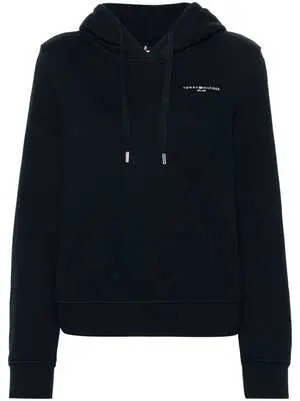 Tommy Hilfiger Logo-print Hoodie - Blue