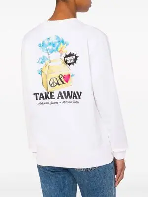 Moschino Graphic-print Cotton Hoodie