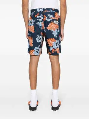 Maison Kitsuné Floral-print Ripstop Shorts