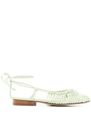 Hereu Mantera Cotton Ballerina Shoes Green