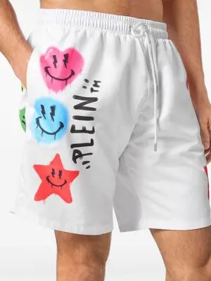 Philipp Plein Graphic-print Swim Shorts