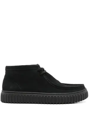 Clarks Torhill Hi Suede Boots - Black