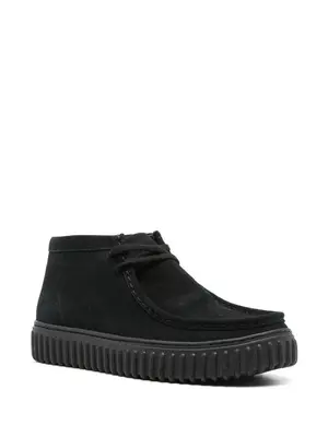 Clarks Torhill Hi Suede Boots - Black