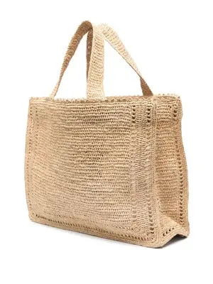 Zimmermann Raffia Interwoven-design Tote Bag