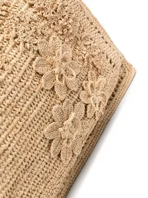 Zimmermann Raffia Interwoven-design Tote Bag