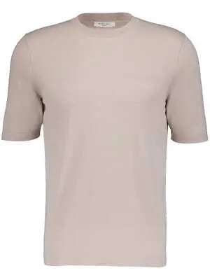 Boglioli Crew-neck Silk-cotton Blend T-shirt - Neutrals
