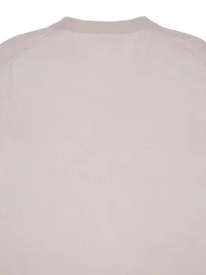 Boglioli Crew-neck Silk-cotton Blend T-shirt - Neutrals