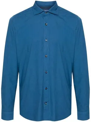 Tintoria Mattei 954 Cutaway Collar Shirts For Men