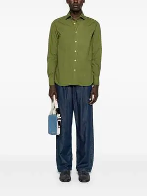 TINTORIA MATTEI 954 Cutaway-collar Cotton Shirt