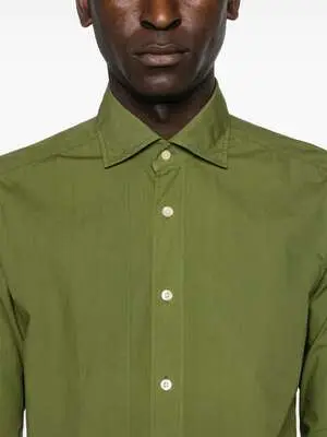 TINTORIA MATTEI 954 Cutaway-collar Cotton Shirt