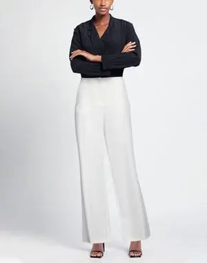 Pinko Wide Leg Trousers - White