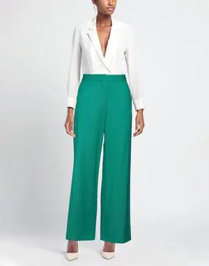 MSGM High Waisted Wide Leg Pants