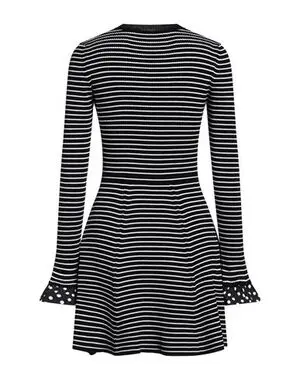 MSGM Striped & Polka Dot Knit Mini Dress