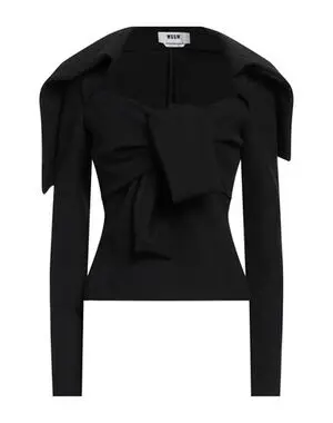MSGM Bow Blouse - Black