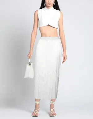 ROBERTO COLLINA Midi Skirt - White