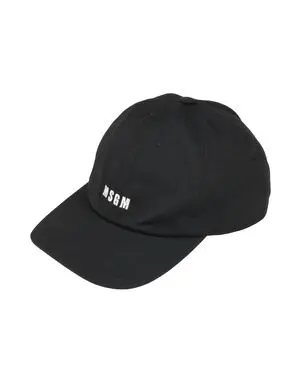 MSGM Embroidered Twill Baseball Cap - Black