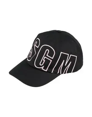 MSGM Embroidered Baseball Cap - Black
