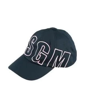 MSGM Embroidered Baseball Cap - Blue