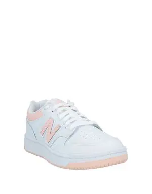 NEW BALANCE Leather Low-top Sneakers - White