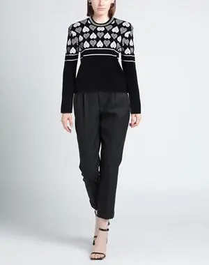 MSGM Multicolor Crewneck Sweater - Black