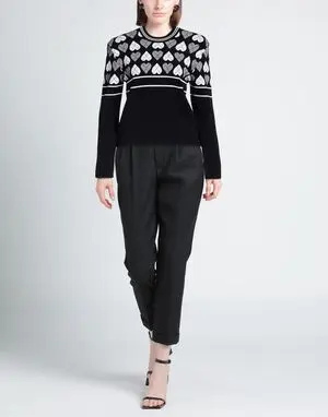 MSGM Multicolor Crewneck Sweater - Black