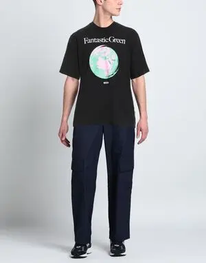 MSGM T-shirt Size Organic Cotton - Black