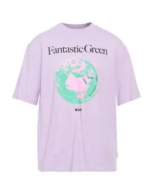 MSGM T-shirt Mauve Size Organic Cotton - Purple