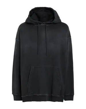 MSGM Cotton Fleece Sweatshirt - Black