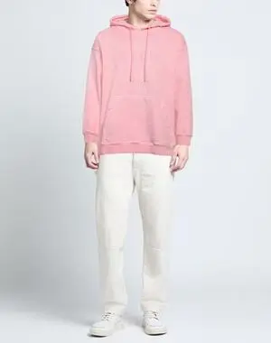 MSGM Cotton Fleece Sweatshirt With Logo Print