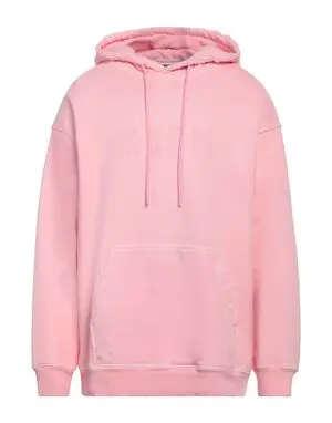 MSGM Cotton Fleece Sweatshirt With Logo Print