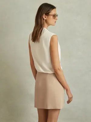 REISS Vie Wrap-front Shift Dress