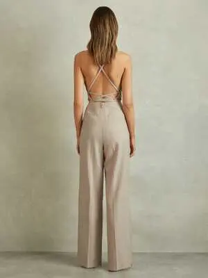 REISS Sarai Wool Jumpsuit
