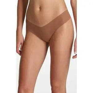 Commando Invisible Rib Thong Caramel