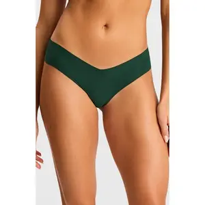 Commando Invisible Rib Thong - Juniper