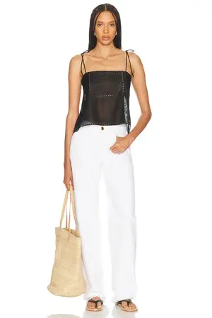 HELSA Handkerchief Camisole - Black