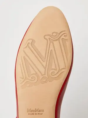 Max Mara Nappa Leather Ballet Flats