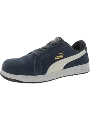 PUMA Iconic Mens Suede Composite Toe Work & Safety Shoes - Blue