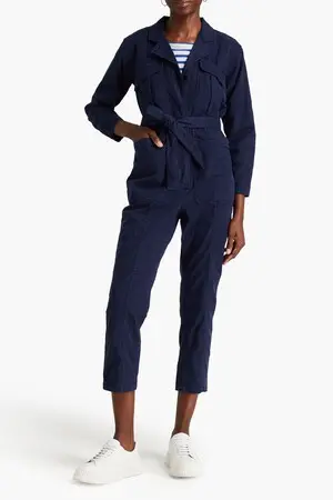 ALEX MILL Expedition Cropped Tencel™-blend Twill Jumpsuit