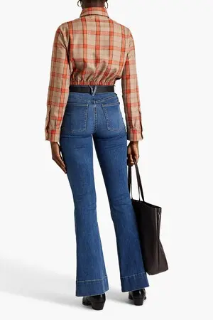 Veronica Beard Sheridan High-rise Flare Jeans