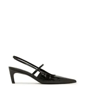 TOTEME The Sharp Slingbacks - Black